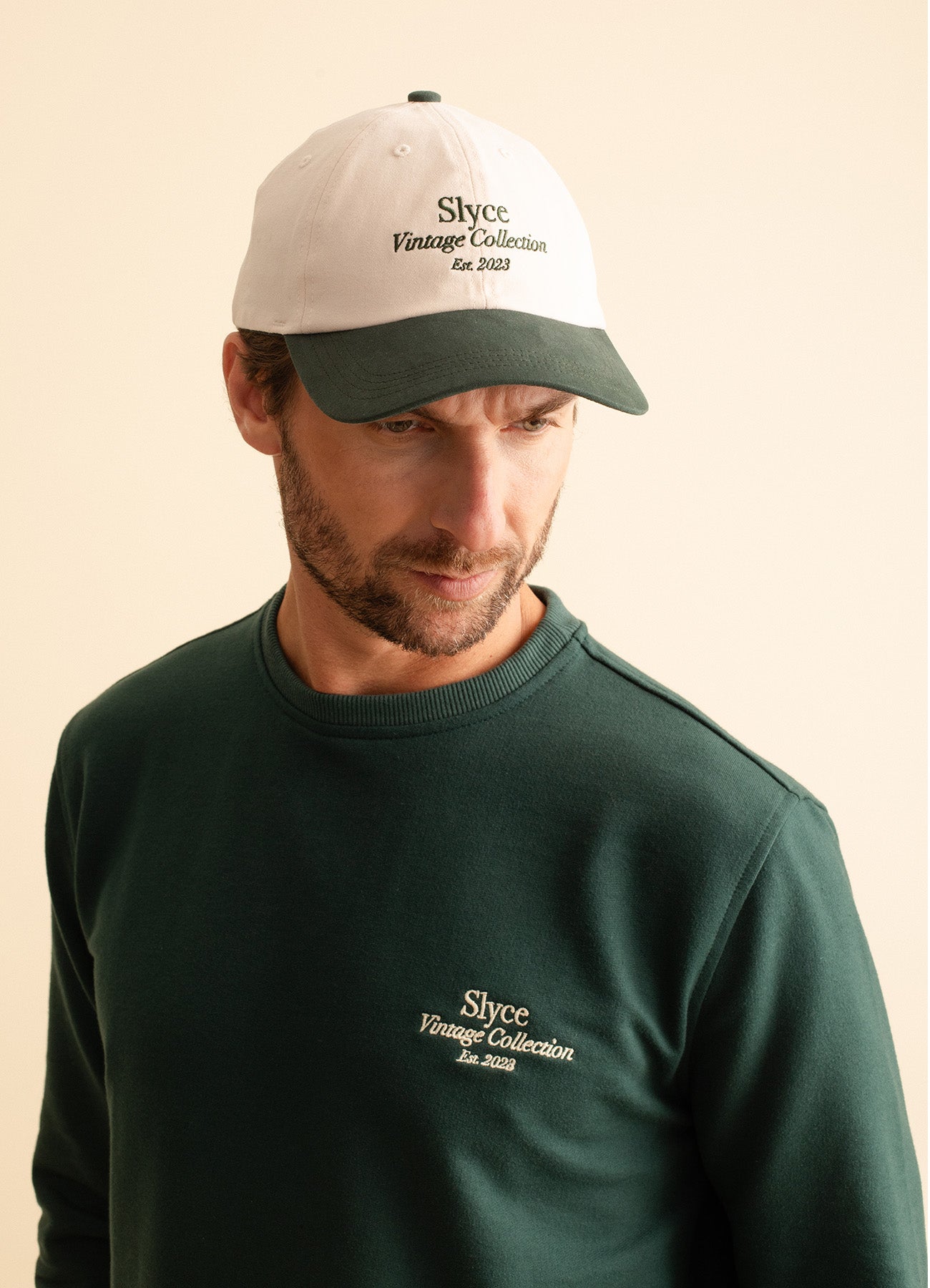 Boné Slyce Vintage Verde e Off White